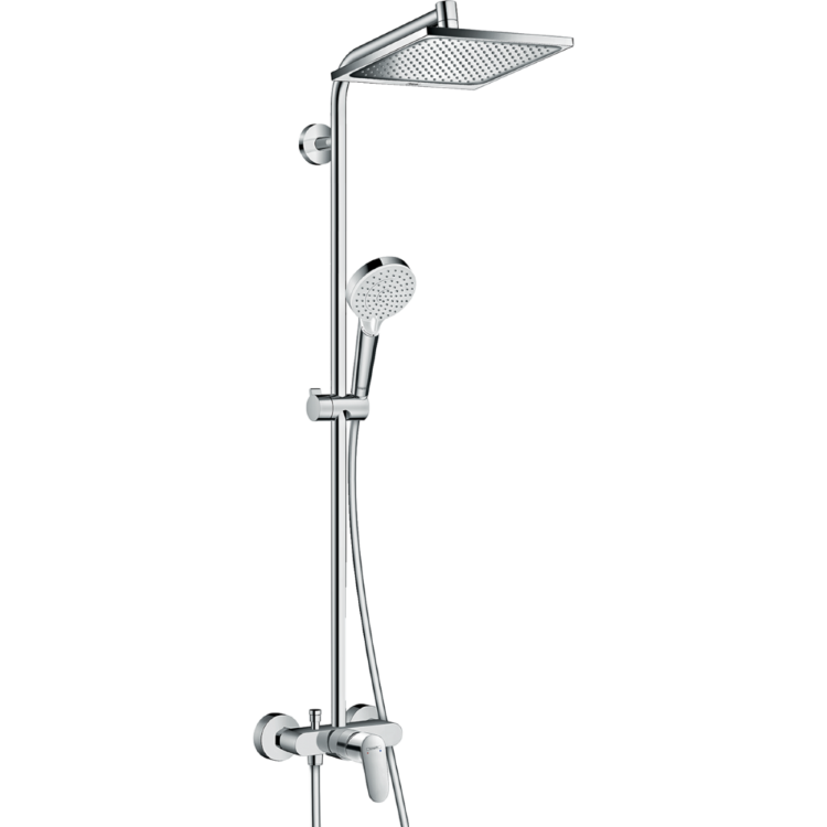 Душевая система hansgrohe Crometta E 240 1jet Showerpipe 27284000 ...