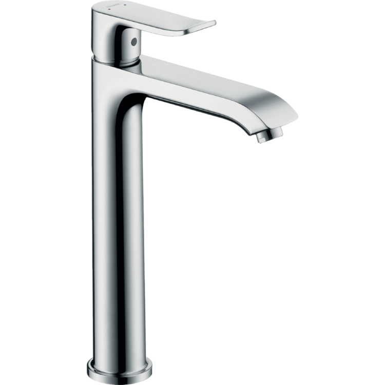 Смеситель hansgrohe Metris для раковины со средним изливом и сливным ...